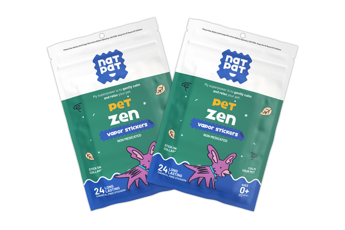 Pet Zen Vapor Stickers – Stress Relief for Dogs 🐶🌿 | NATPAT Pets