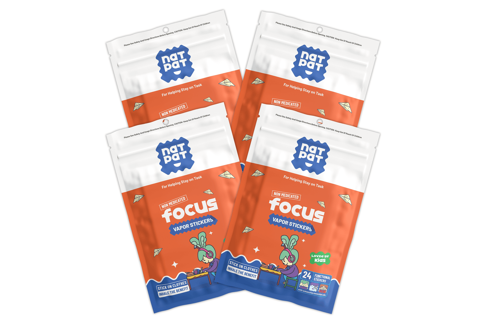 Focus Enhancing Stickers for Kids & Adults 🎯 | NATPAT