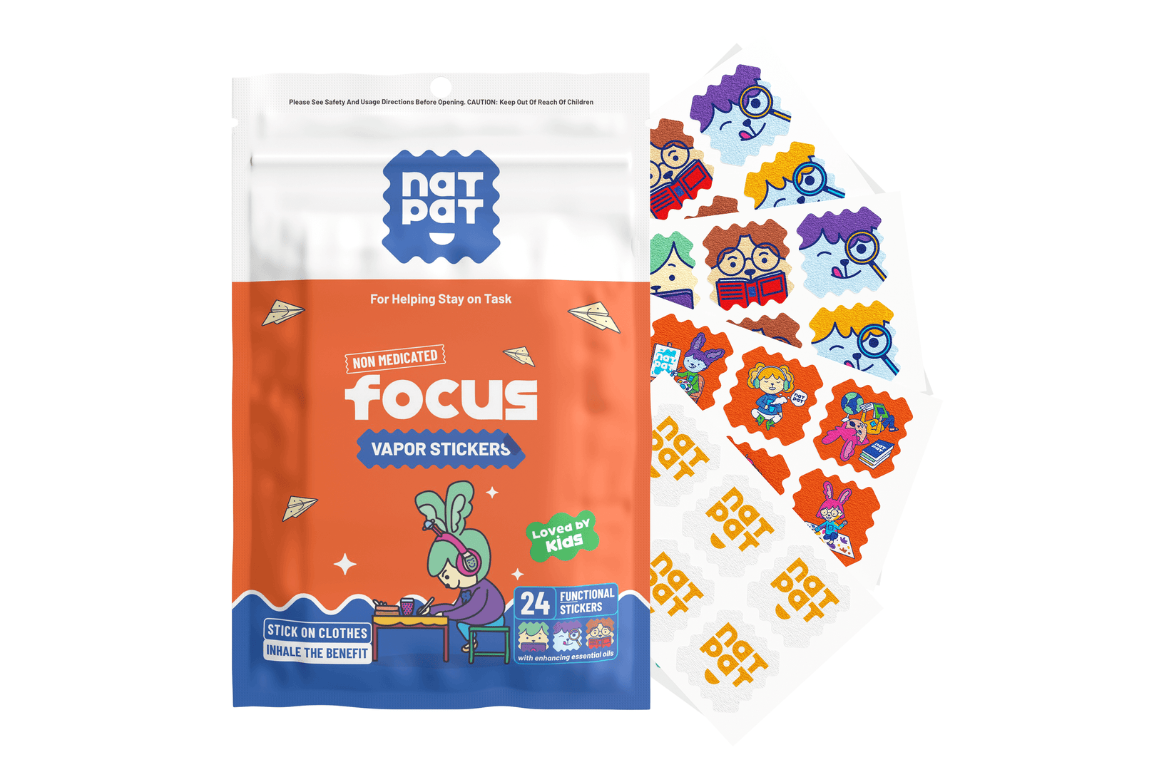 Focus Patch - Enhance Concentration & Boost Productivity Naturally