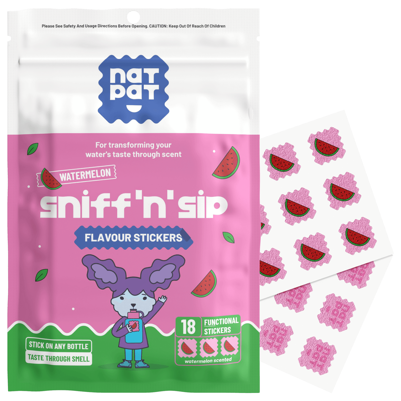 Sniff 'n' Sip Flavour Stickers