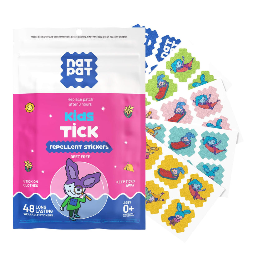 TrailPatch Kids Tick Repellent Stickers by NATPAT | Natural & Safe