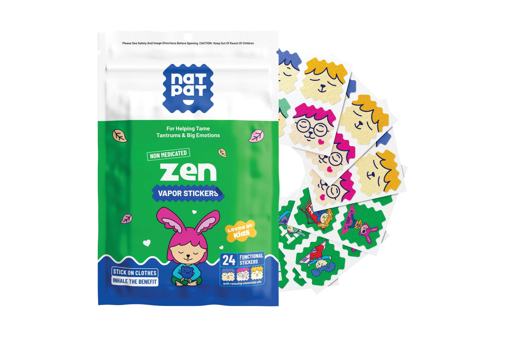 ZenPatch - Mood Calming Patches for Natural Stress Relief