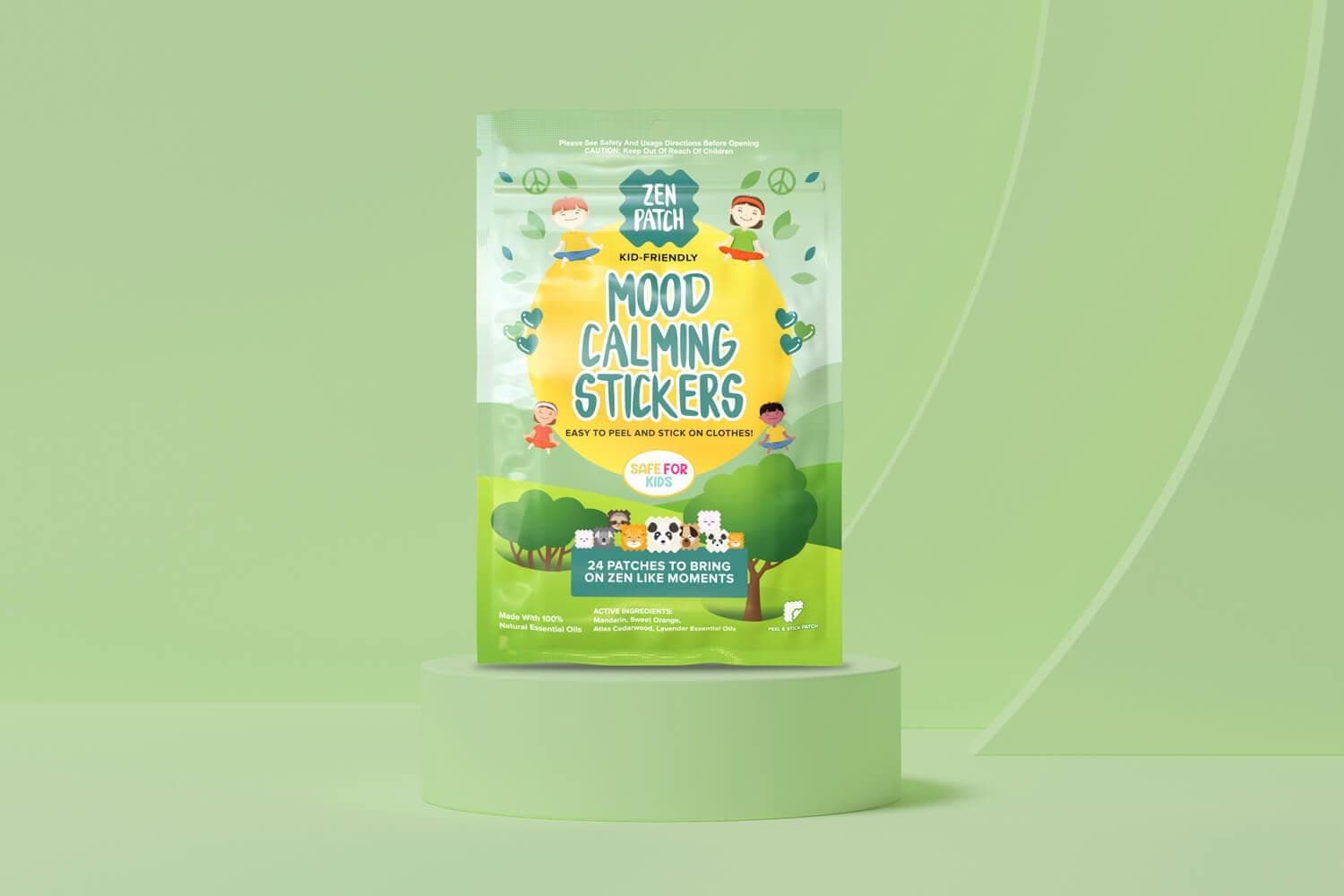 ZenPatch - Mood Calming Patches for Natural Stress Relief