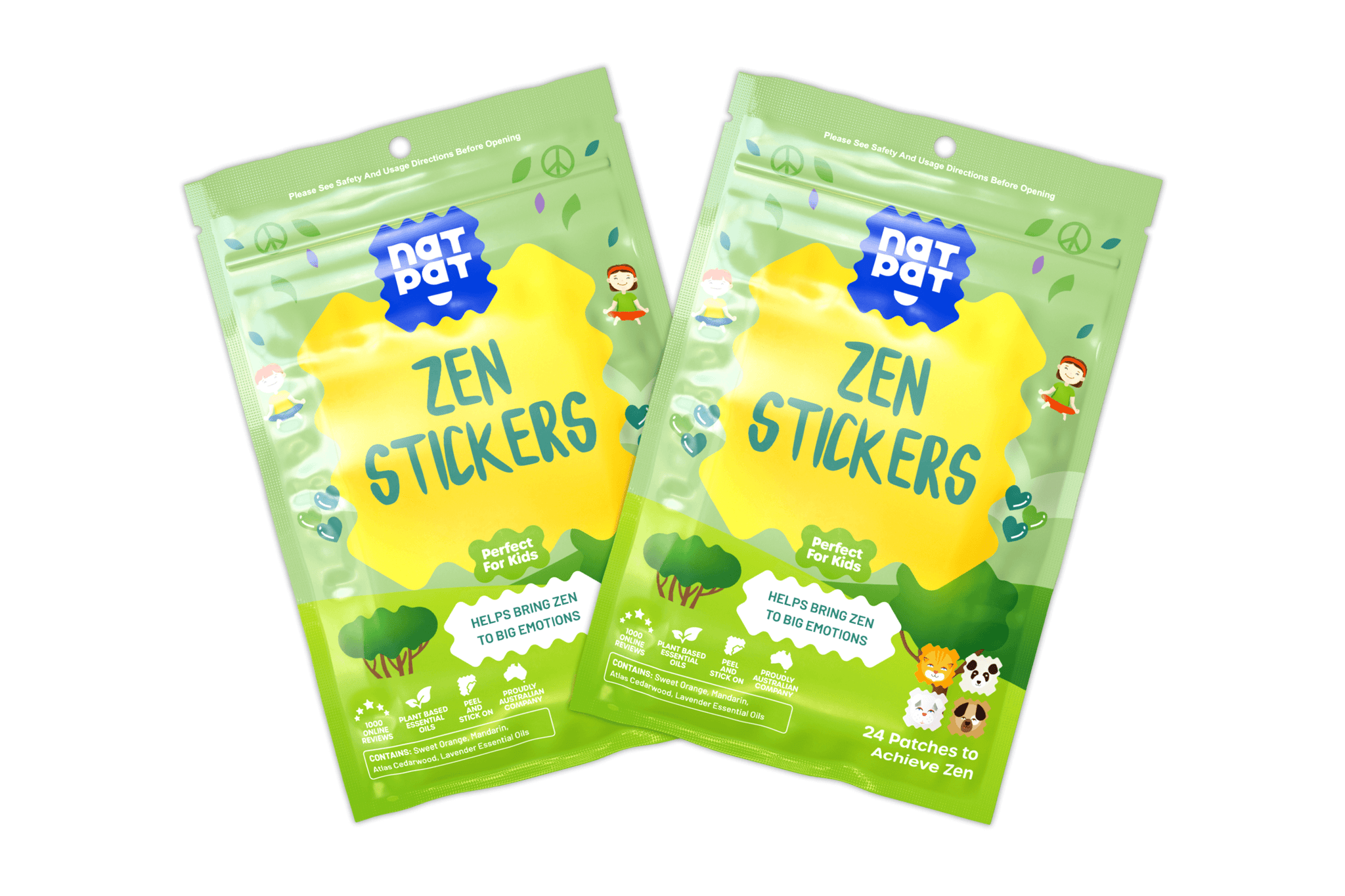 ZenPatch Mood Calming Stickers | The Natural Patch Co.