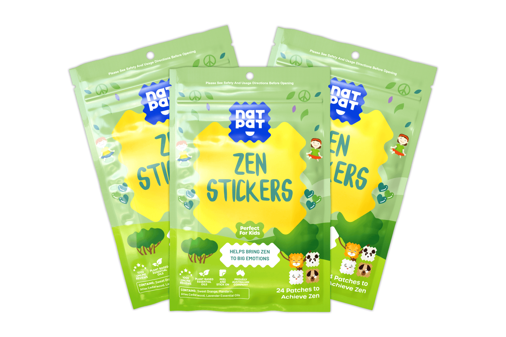 ZenPatch Mood Calming Stickers | The Natural Patch Co.