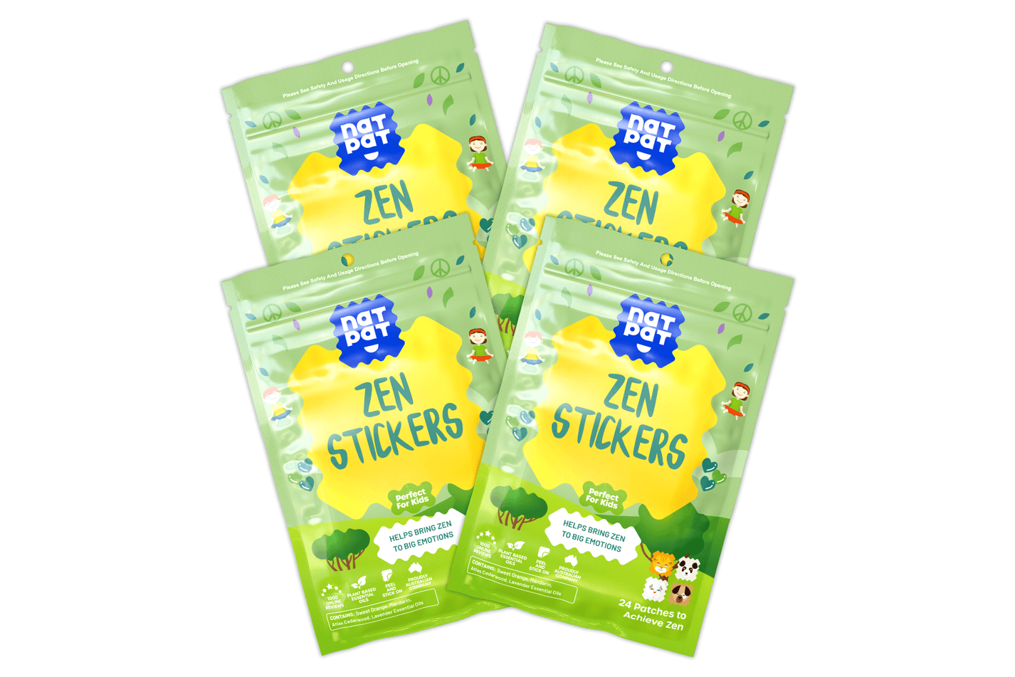 ZenPatch - Mood Calming Patches for Natural Stress Relief